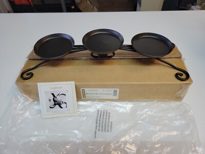 Longaberger 2007 Wrought Iron 3-Candle Centerpiece Stand #71422 - NEW ...