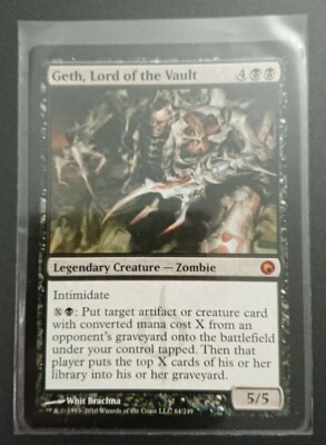 GETH, LORD OF THE VAULT Scars of Mirrodin SOM English MTG Magic, mint ...