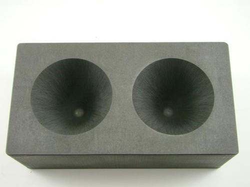 High Density Graphite Conical Mold- Assay Gold Silver Black Sand Cone 2 ...