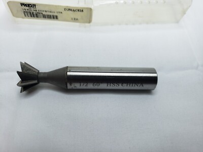 1/2" 60 DEGREE DOVETAIL CUTTER HIGH SPEED STEEL, PROCUT, DJ50AC616, NEW ...