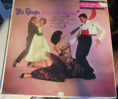 1959 TITO PUENTE Dancing Under Latin Skies Mono LP RCA LPM 1874 VG-/VG ...