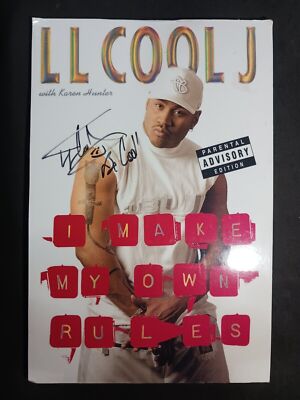 LL COOL J "I Make My Own Rules" Desk Poster 15"x10" Display Signed ...
