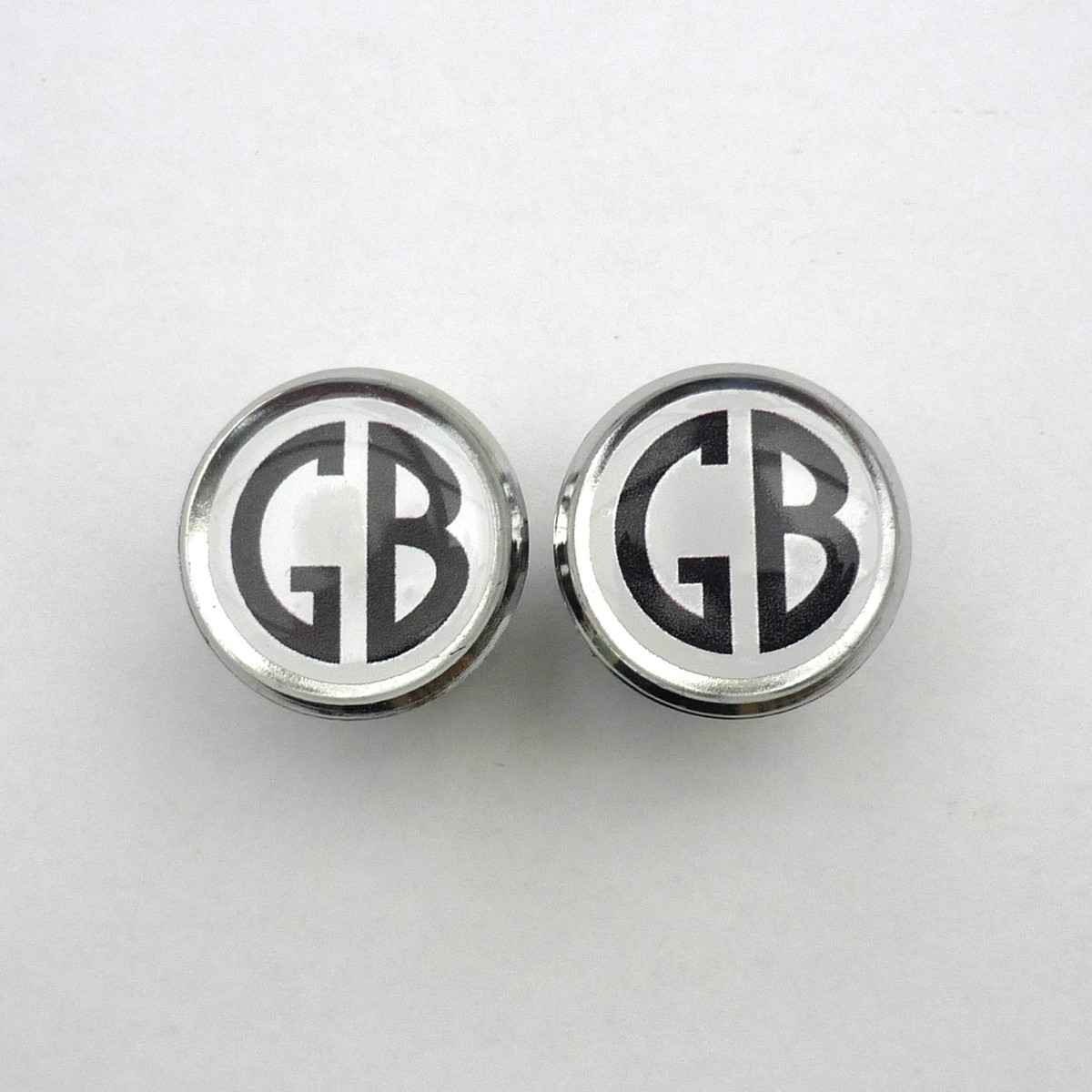 Bicycle Bar Ends & Plugs Vintage GB Gerry Burgess Chrome Racing Bar ...