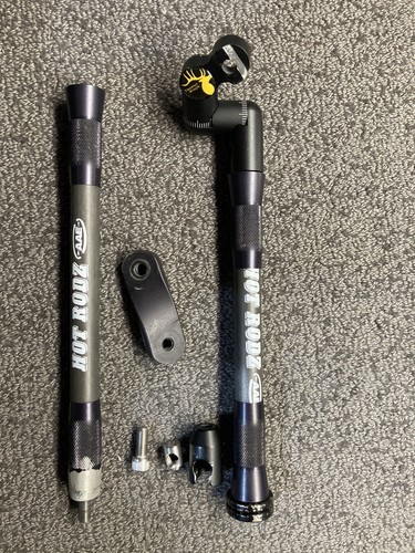 AAE Hot Rodz 8in & 10in Stabilizers With Trophy Ridge Hitman QD Backbar ...