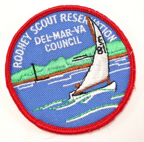 Vtg Rodney Scout reservation Del-Mar-Va Council Boy Scouts America Camp Patch | eBay