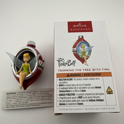 Hallmark Keepsake 2025 Trimming the Tree with Tink Disney Magic Light ...