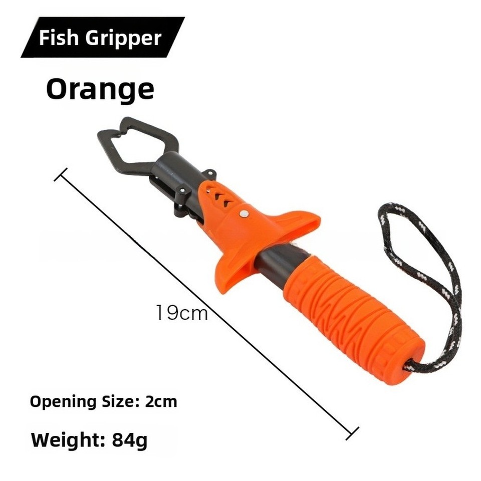 Fishing Lip Gripper with Plastic Handle Non Slip Grip for Stable Fish ...