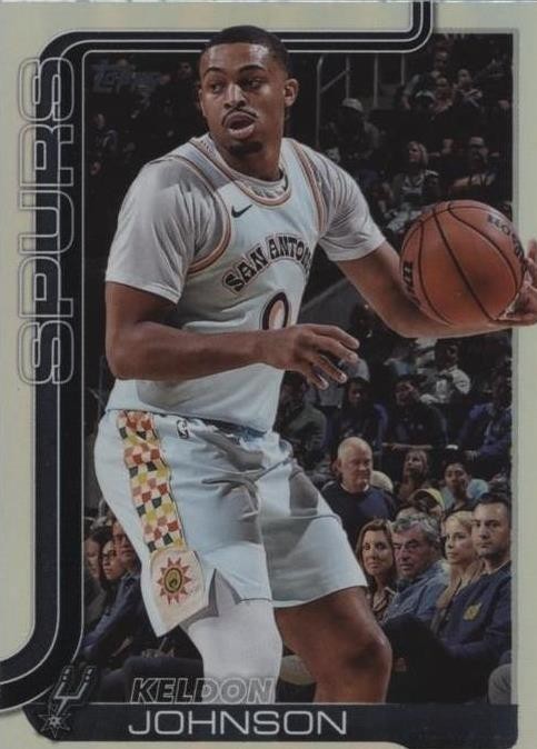 2025-26 Topps - Keldon Johnson #200 Rainbow Foilboard for sale online ...