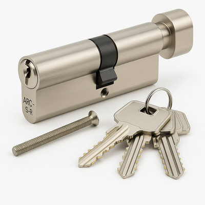 ARC Thumb Turn Euro Cylinder Lock 100mm Including 3 Keys EP100CTSKD +UK ...
