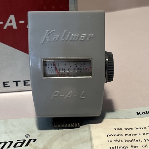 Kalimar P-A-L EXPOSURE METER WITH INSTRUCTIONS IN BOX | eBay