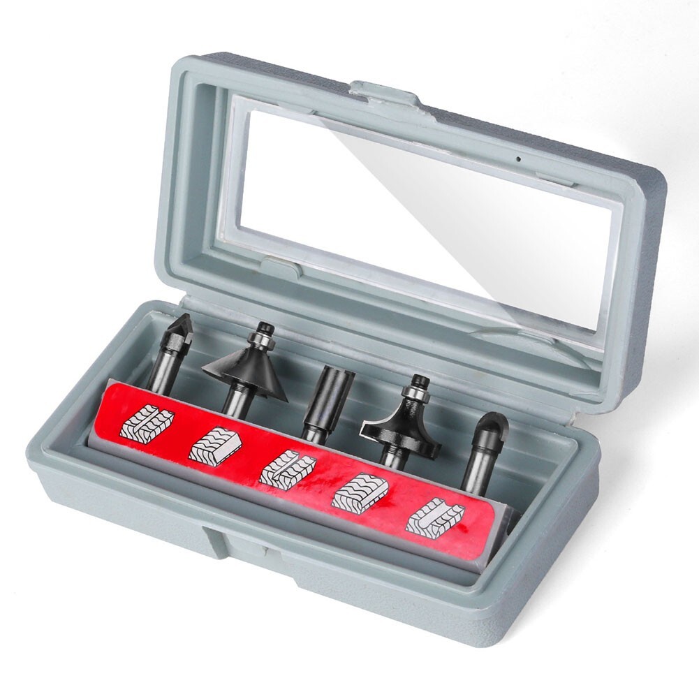 Tungsten Steel Woodworking Router Bits Set with 8mm Shank for Precise ...