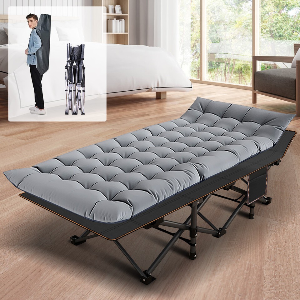 NAIZEA Adults Oversized / Standard Size Folding Sleeping Cot Bed ...