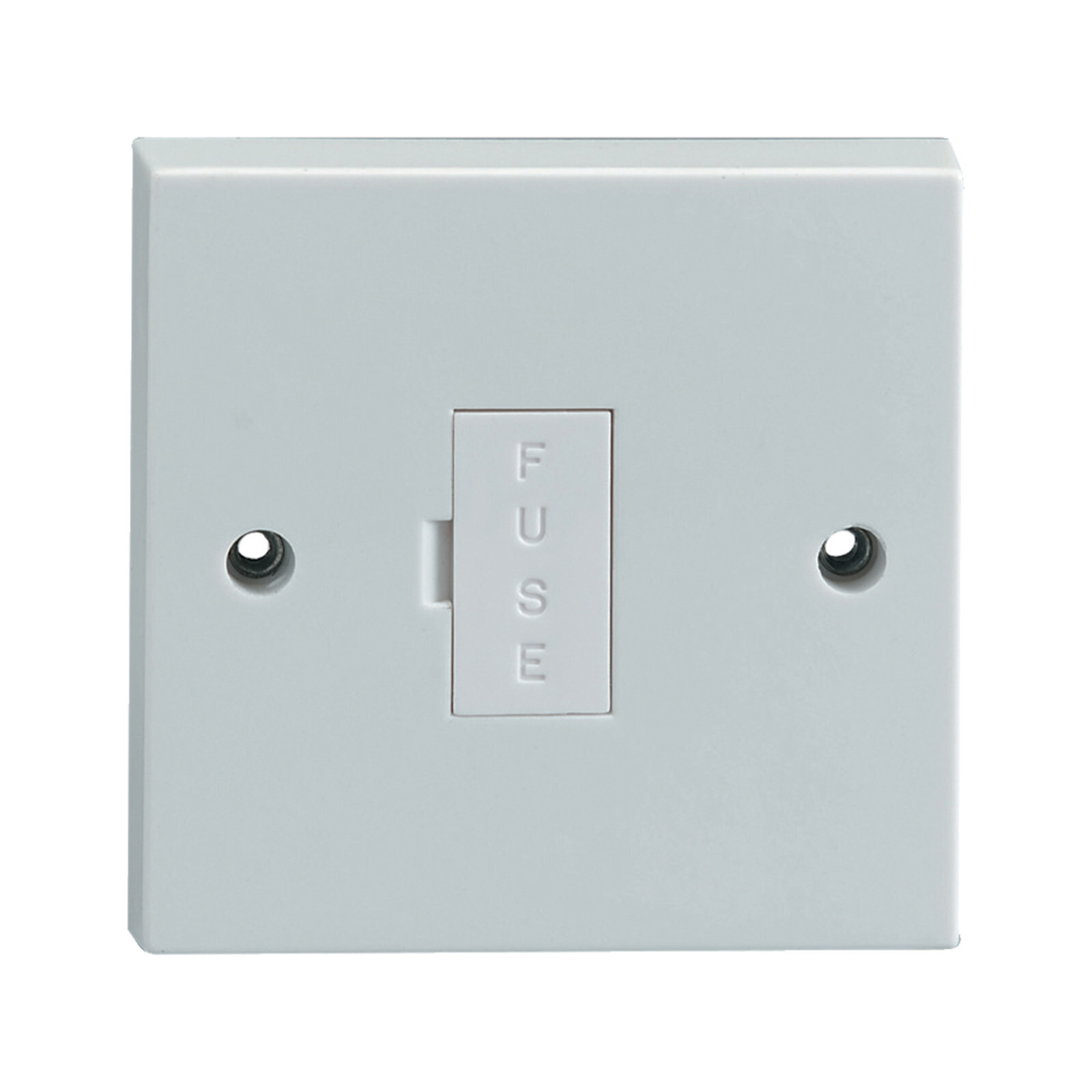 13A Fused Spur White 13 Amp Switched, Un-switched, Neon Indicator and ...