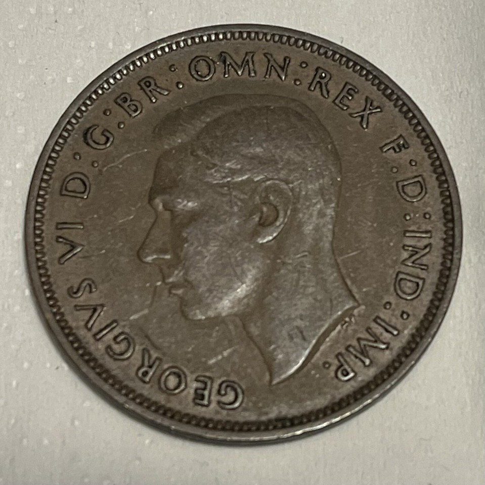 1937 British One Penny Large Copper Georgivs VI | eBay UK