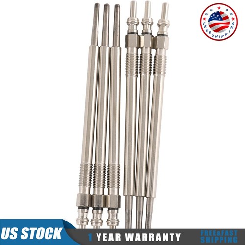 NEW 6x Glow Plugs 8mm 68102087AA Fits Dodge Sprinter 2500 Jeep 3.0L V6 ...