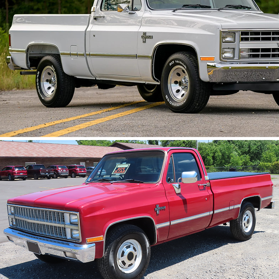 Side Marker Lights Chrome Bezel Lens For 81-91 Chevy C10 C20 C30 GMC ...