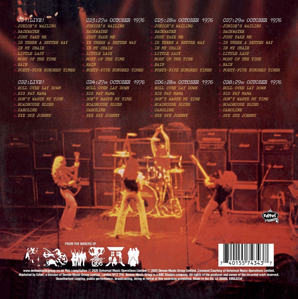 Status Quo Live! (CD) Deluxe Box Set 740155743437| eBay