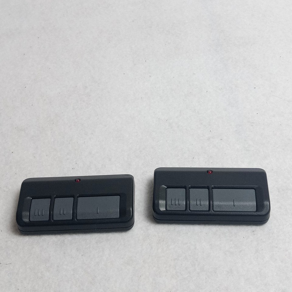 GDR-27 MLT Programmable 3 Button Garage Door Remote Control 2 Pack ...