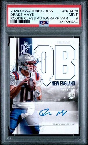 Drake Maye 2024 Signature Rookie Class On Card Autograph Variation #RCA ...