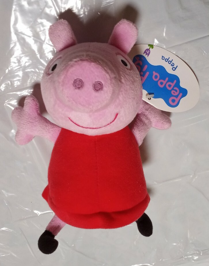 10" 25cm Peppa Pig PEPPA Soft Stuffed Plush Dolls New With Tags 2011 ...