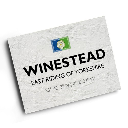 A3 PRINT - Winestead, East Riding of Yorkshire - Lat/Long TA2924 | eBay UK