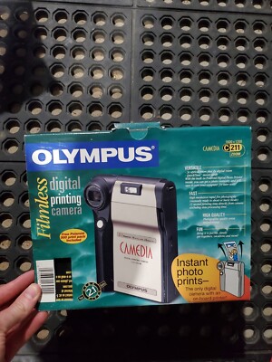 Vintage Olympus Camedia C-211 2.1MP Digital Printing Camera 50332130555 ...