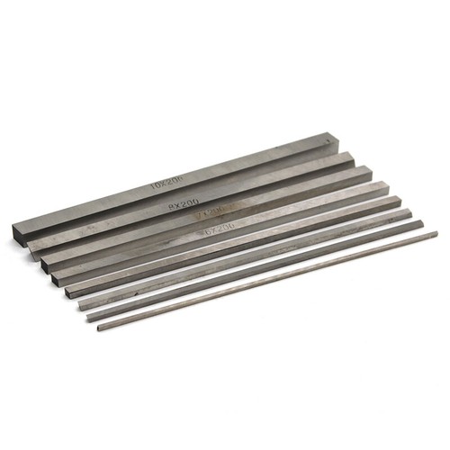 Steel Square Solid bar Metal Rod 2mm 3mm 4mm 5mm 6mm 7mm 8mm 10mm ...