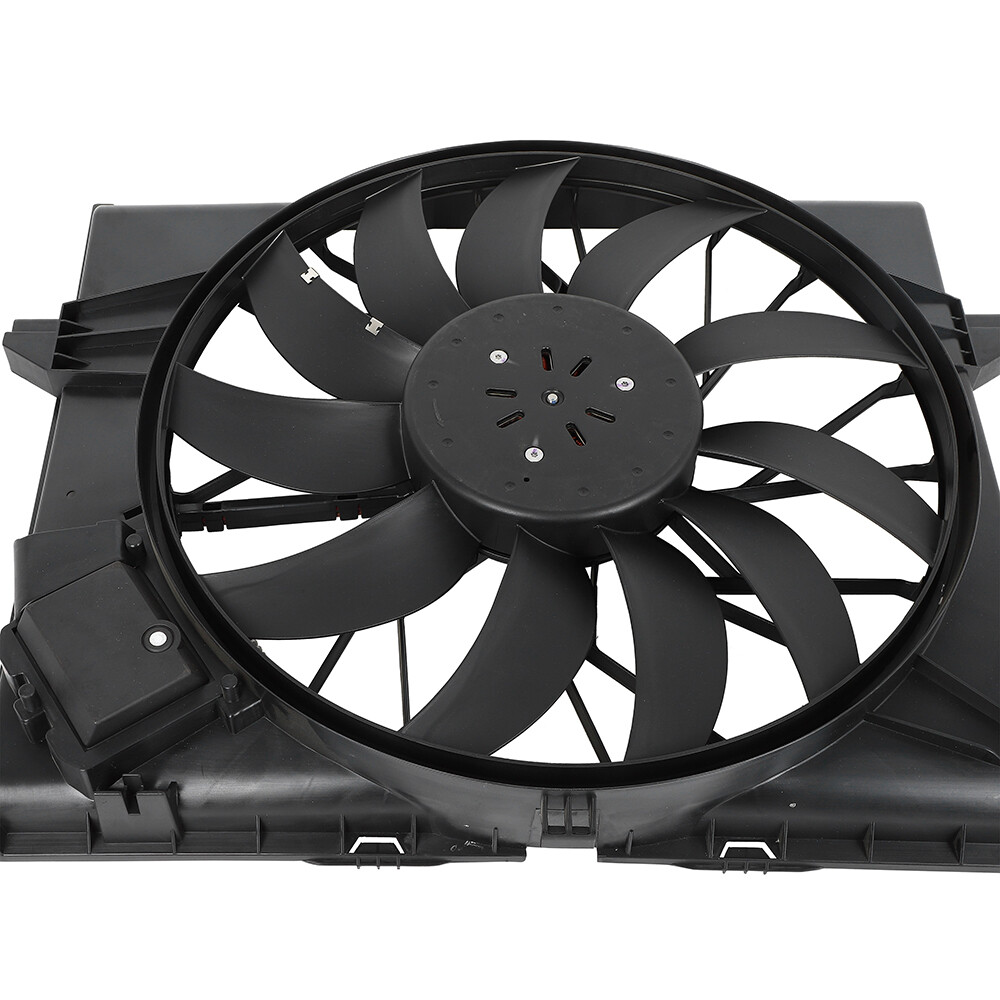 A/C 75924 Radiator Cooling Fan Assembly For 2008 2009-2011 MERCEDES ...