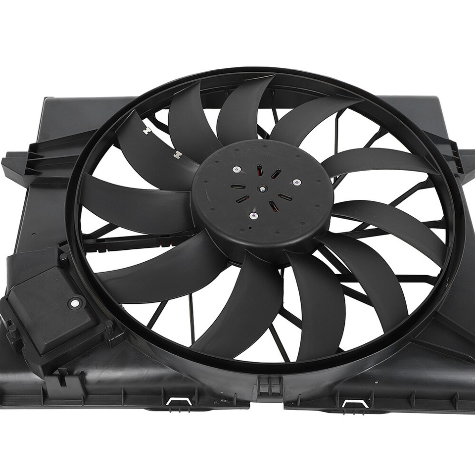 A/C 75924 Radiator Cooling Fan Assembly For 2008 2009-2011 MERCEDES ...