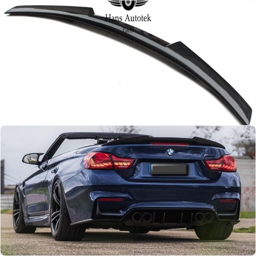 M4 Style Full Carbon Fiber Rear Spoiler for BMW M4 F83 Cabriolet 4 ...