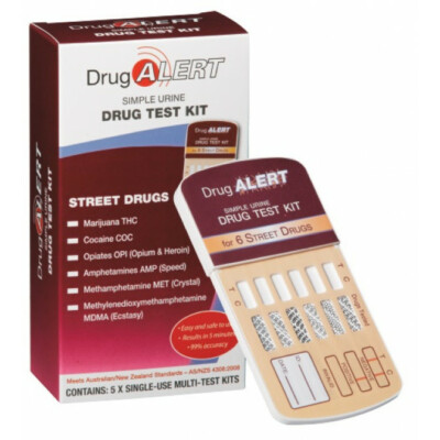 DRUG ALERT STREET DRUGS TEST KIT SIMPLE URINE - 5 PACK | eBay Australia