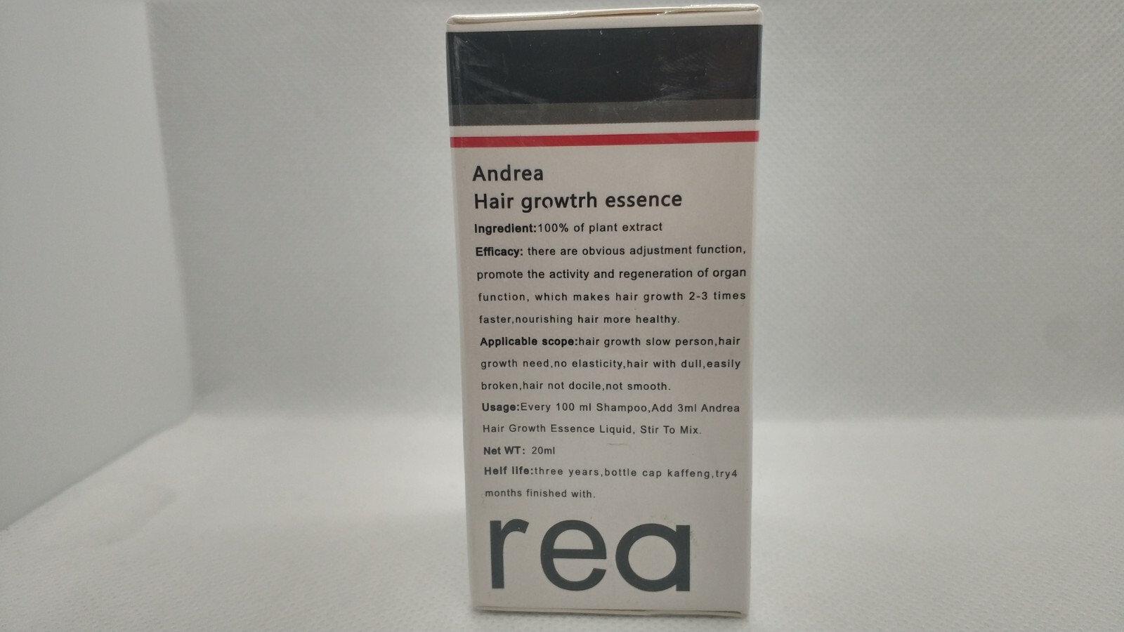 Andrea Hair Regrow Oil Growth Ginger Essence Hair Loss Serum Treatment ...