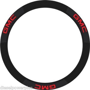 gmc chevy auto truck car pickup steering wheel cover leather grip ...
