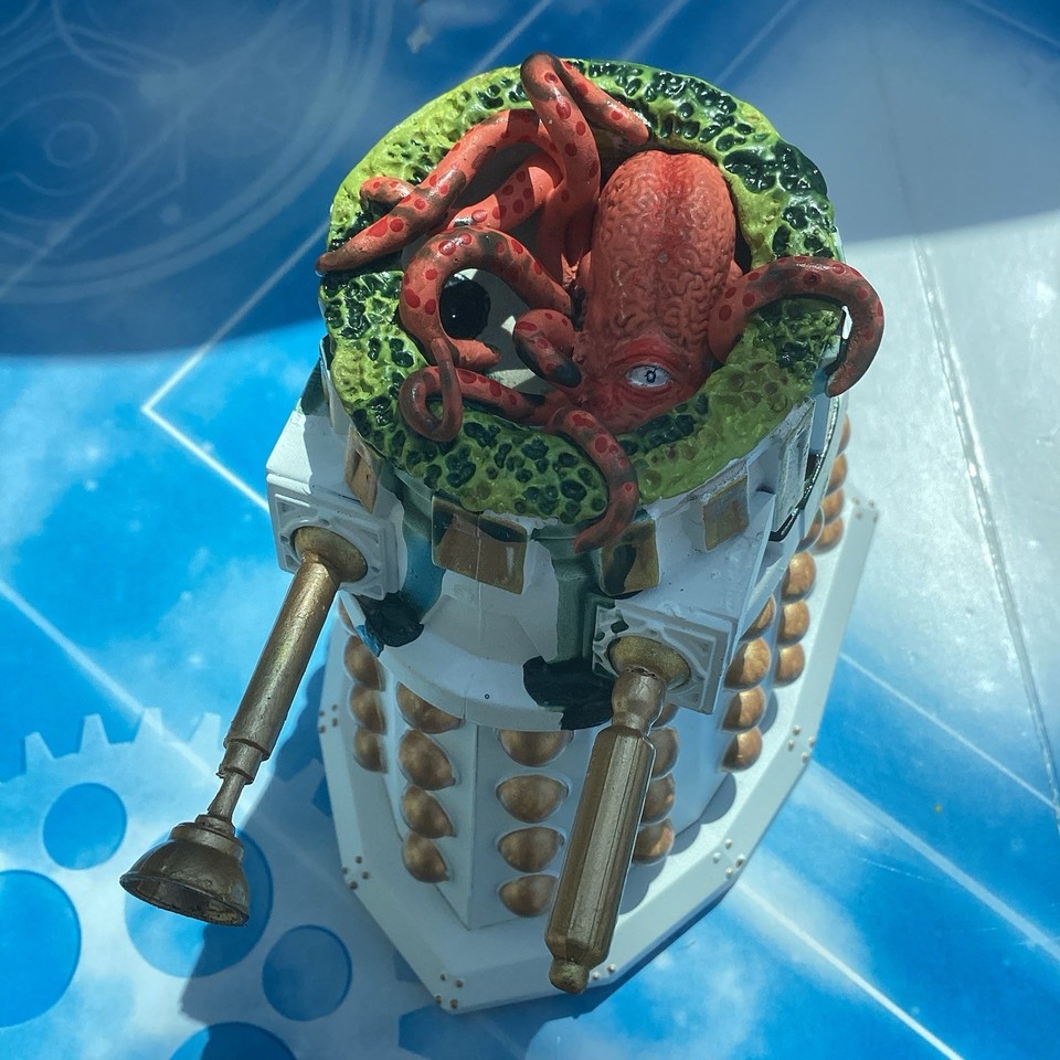 DOCTOR WHO FIGURE * CUSTOM DESTROYED IMPERIAL DALEK * REMEMBERANCE OF ...