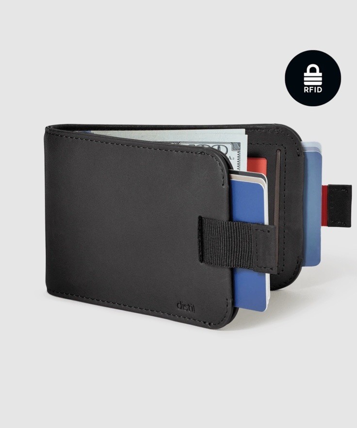 *NIB* $150 Distil Union Wally Bifold 5.0 Premium RFID Wallet WBF5P1RFID ...