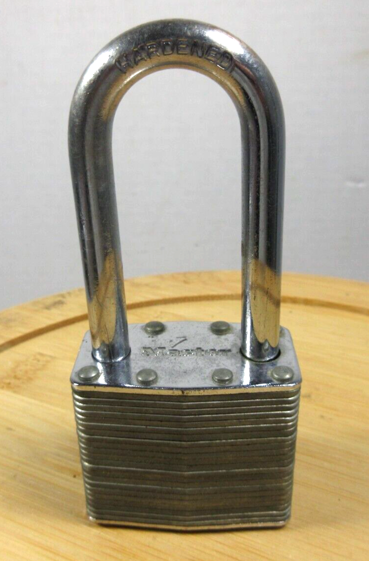Master Lock 179 US military cage hardened steel combination padlock ...