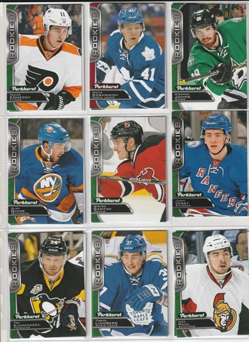 2016-17 Parkhurst 18 Card Rookie Lot ,TRAVIS KONECNY-NIKITA SOSHNIKOV ...