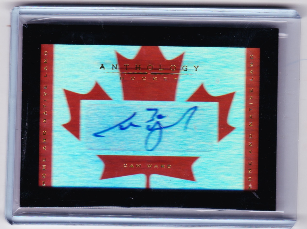 15-16 2015-16 ANTHOLOGY CAM WARD HOME AND NATIVE LAND CANADA AUTOGRAPH ...