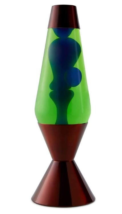 Green And Blue Lava Lamp Tafellamp Lava Retro Funky Rocket Lavalamp
