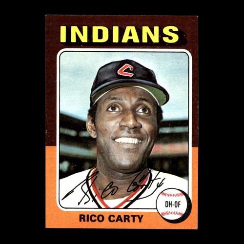 Rico Carty 1975 Topps Cleveland Indians #655 GM R305 | eBay