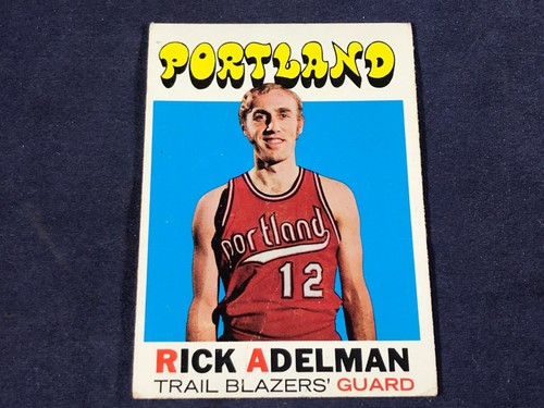 K3-8 BASKETBALL CARD - RICK ADELMAN PORTLAND TRAIL BLAZERS - 1971 TOPPS ...
