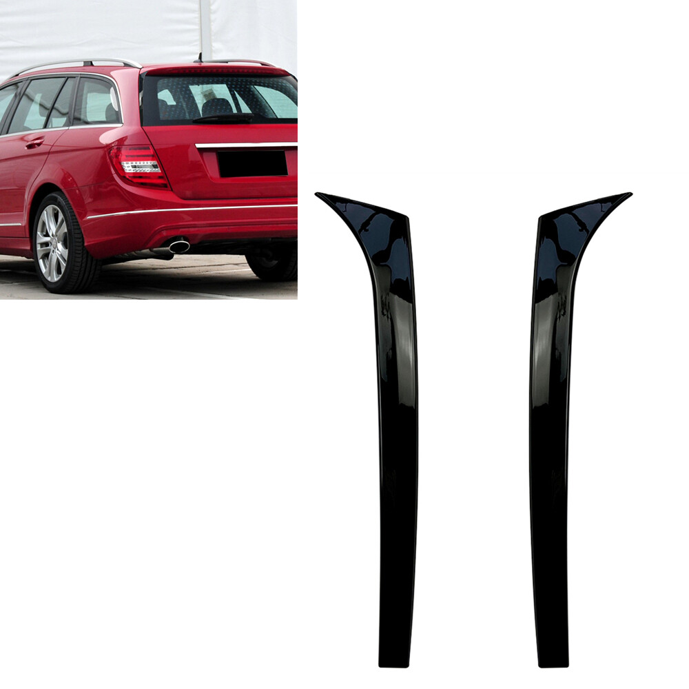 Rear Window Side Spoiler Trim Cover For Mercedes Benz W204 S204 Wagon ...