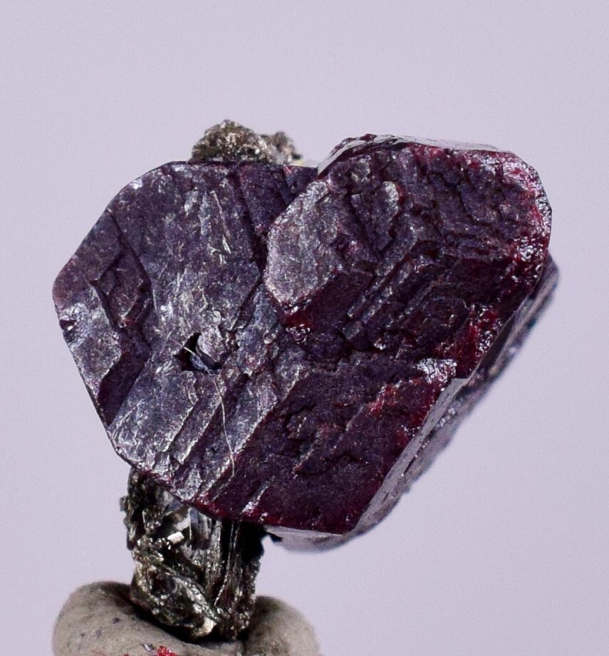 0.8 cms TWIN PROUSTITE RED RUBY SILVER PYRITE PERU TRANSLUCENT ...