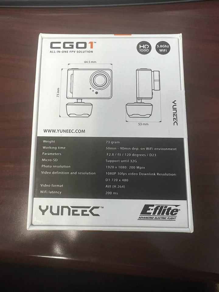 E-Flite CGO1 High Definition Video Camera - EFLA900 - YUNEEC | eBay