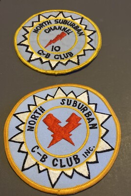 VTG Lot Of 2 NORTH SUBURBAN CB CLUB Sew On Patches | eBay