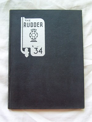 1934 DWIGHT TOWNSHIP HIGH SCHOOL YEARBOOK DWIGHT, ILLINOIS THE RUDDER ...