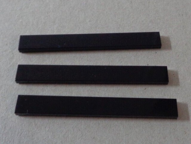 LEGO 4162 - 416226 Flat Tile 1x8 Black X2 for sale online | eBay