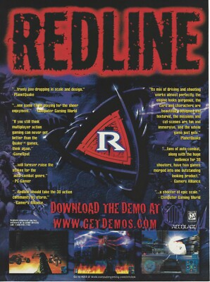 Redline Print Ad/Poster Art PC Big Box | eBay