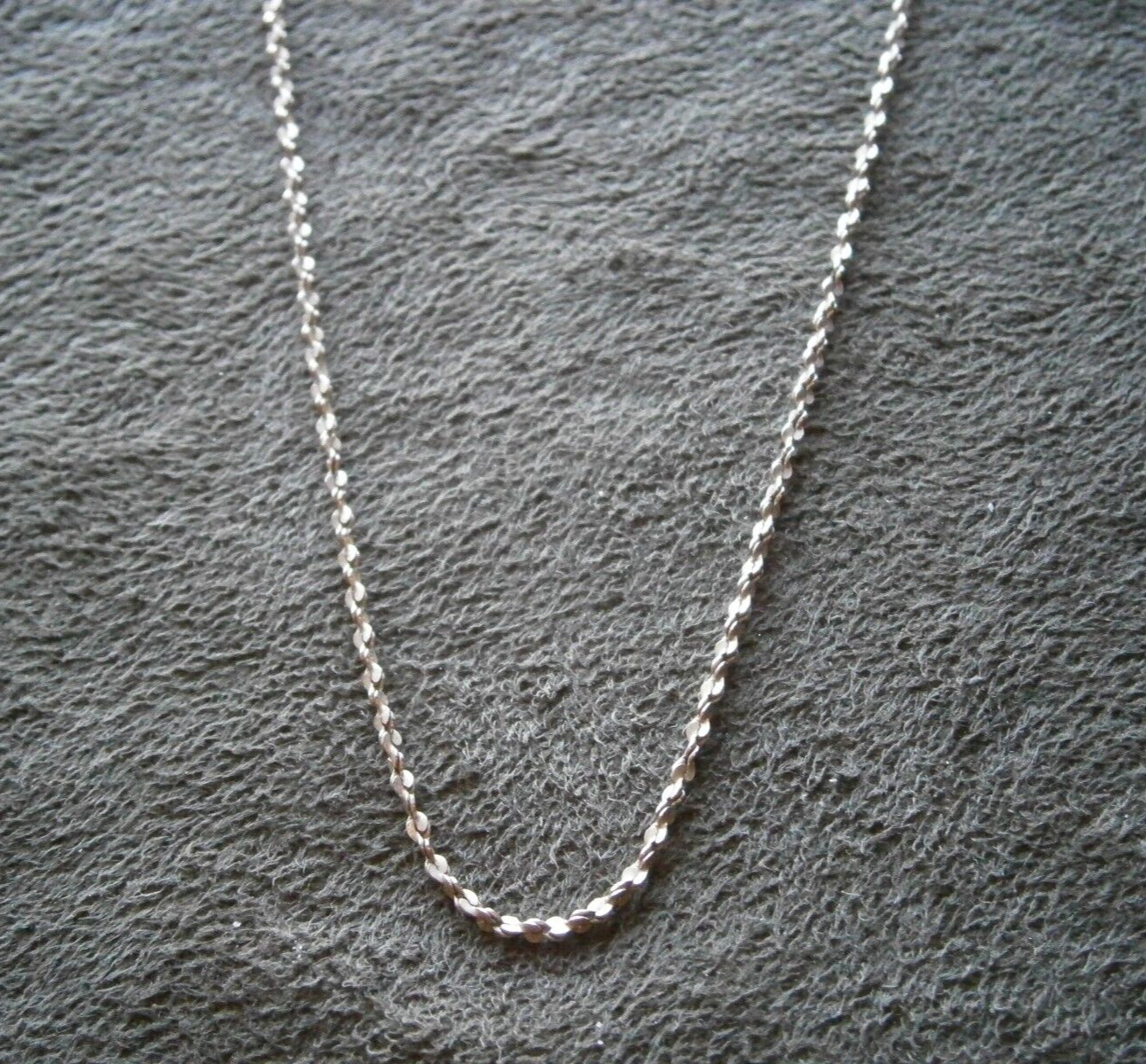 Nugget Twisted Serpentine Chain Vintage Sterling Silv… - Gem