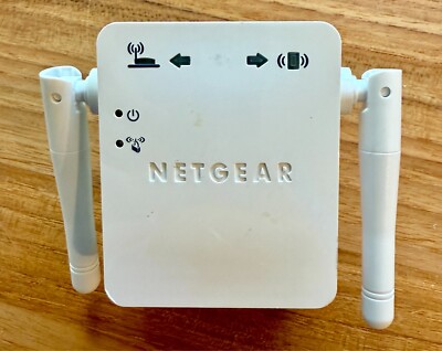 NETGEAR WN3000RPv2 Wi-Fi Booster Range Extender Plug-In Powerline ...
